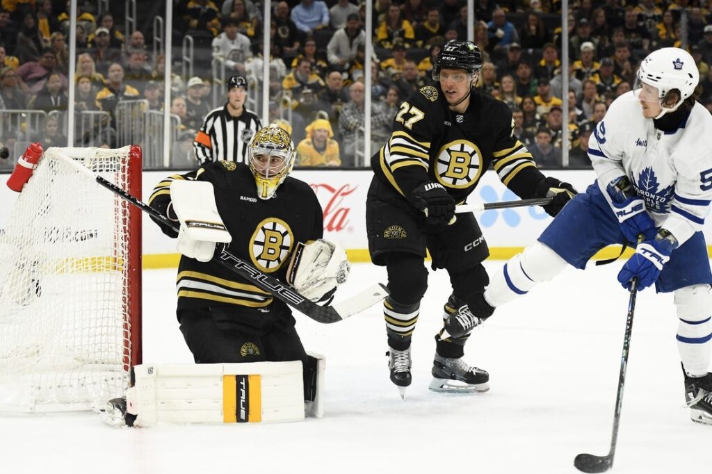 Bruins end Leafs' season with OT win in Game 7 - Field Level Media ...