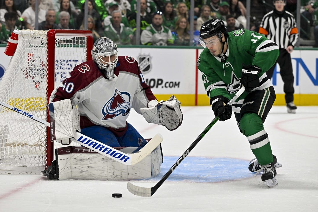 Avs erase 3-goal deficit in Game 1, top Stars in OT - Field Level Media ...