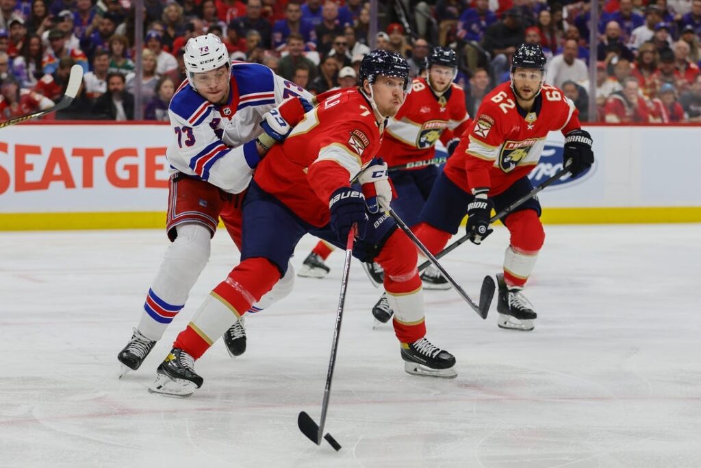 Panthers tie up series with OT win over Rangers - Field Level Media ...