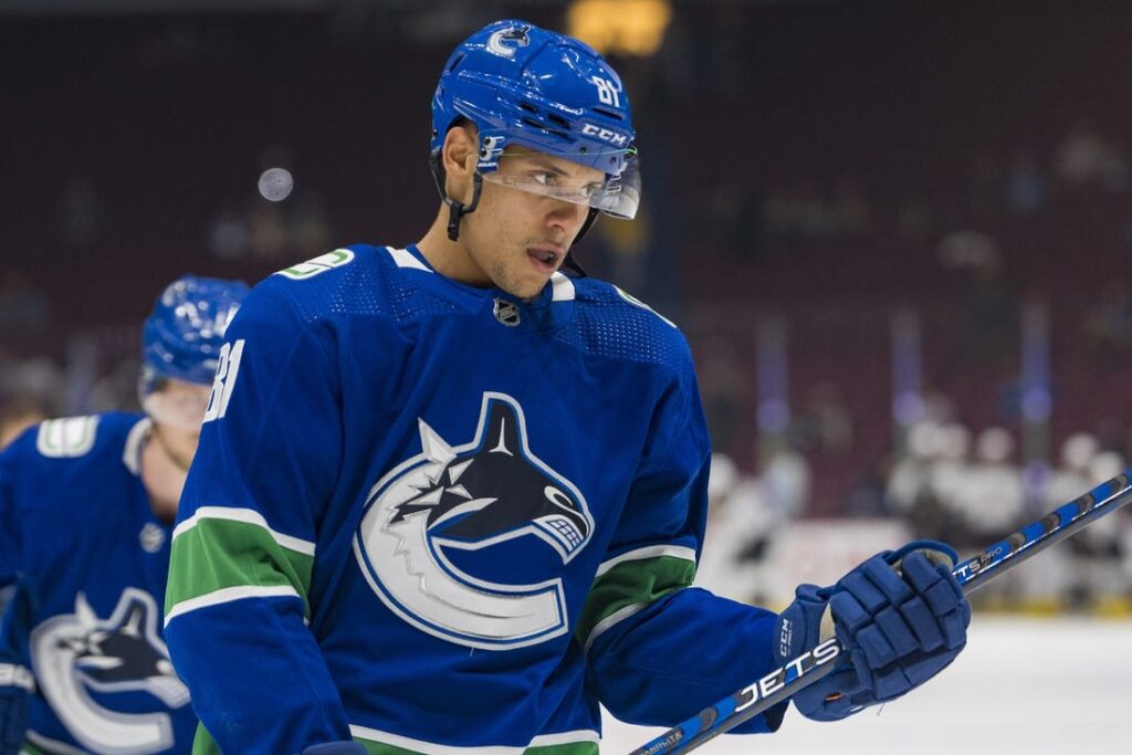 Canucks re-sign F Dakota Joshua to 4-year, $13M deal - Field Level ...