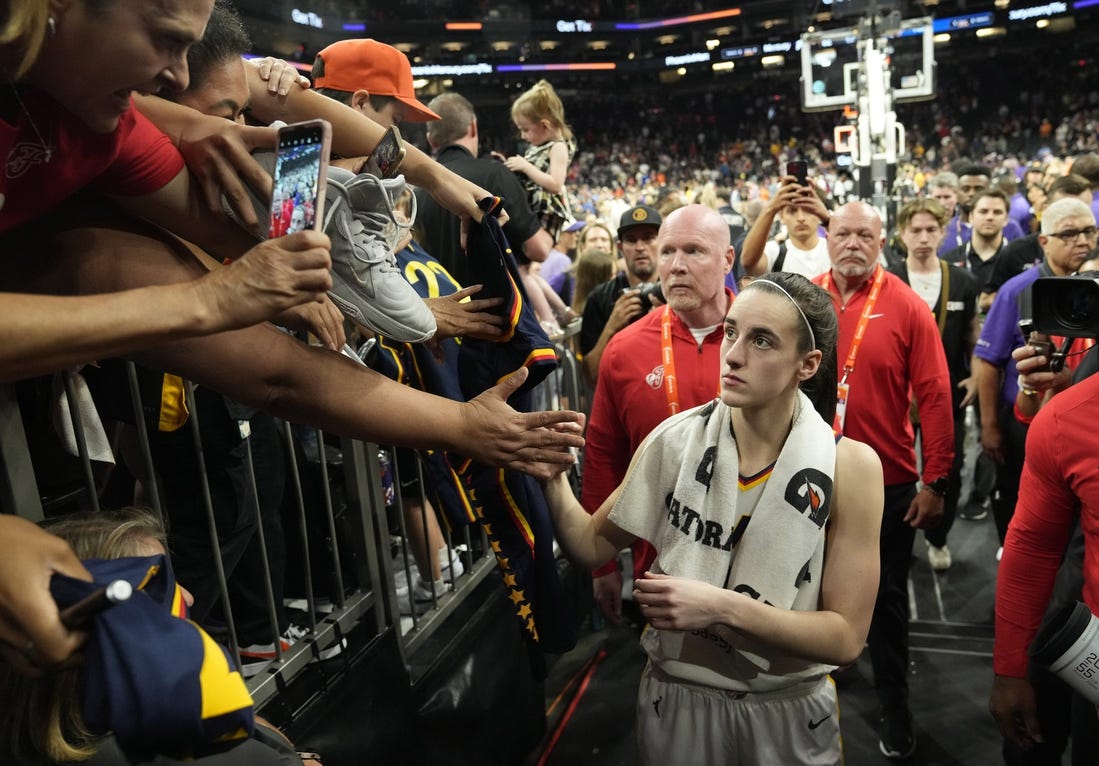 Caitlin Clark's Fever on pace to set WNBA attendance record - Field Level Media - Professional ...