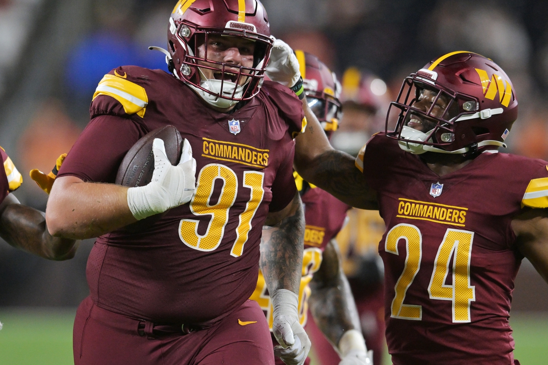 Saints acquire DT John Ridgeway from Commanders - Field Level Media ...