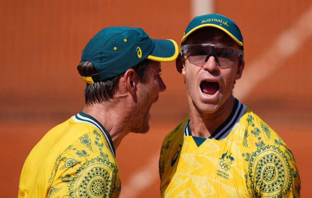 Australian duo captures gold in men's doubles tennis - Field Level ...