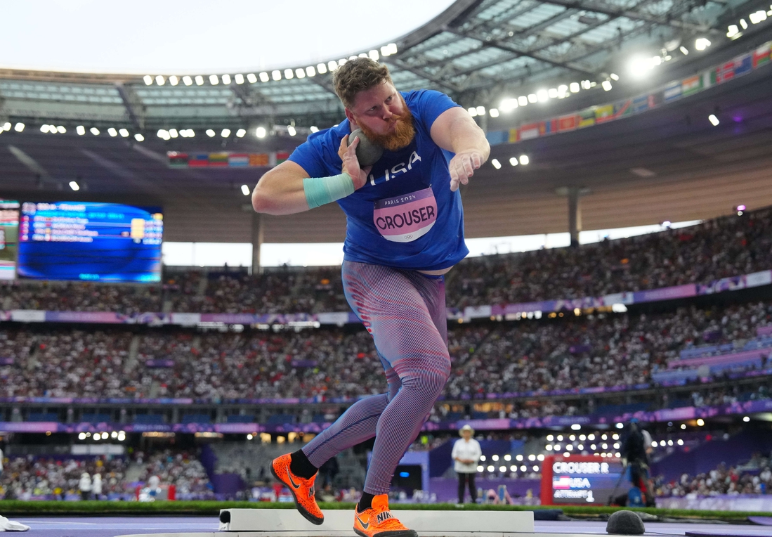 American Ryan Crouser completes shot put three-peat - Field Level Media ...