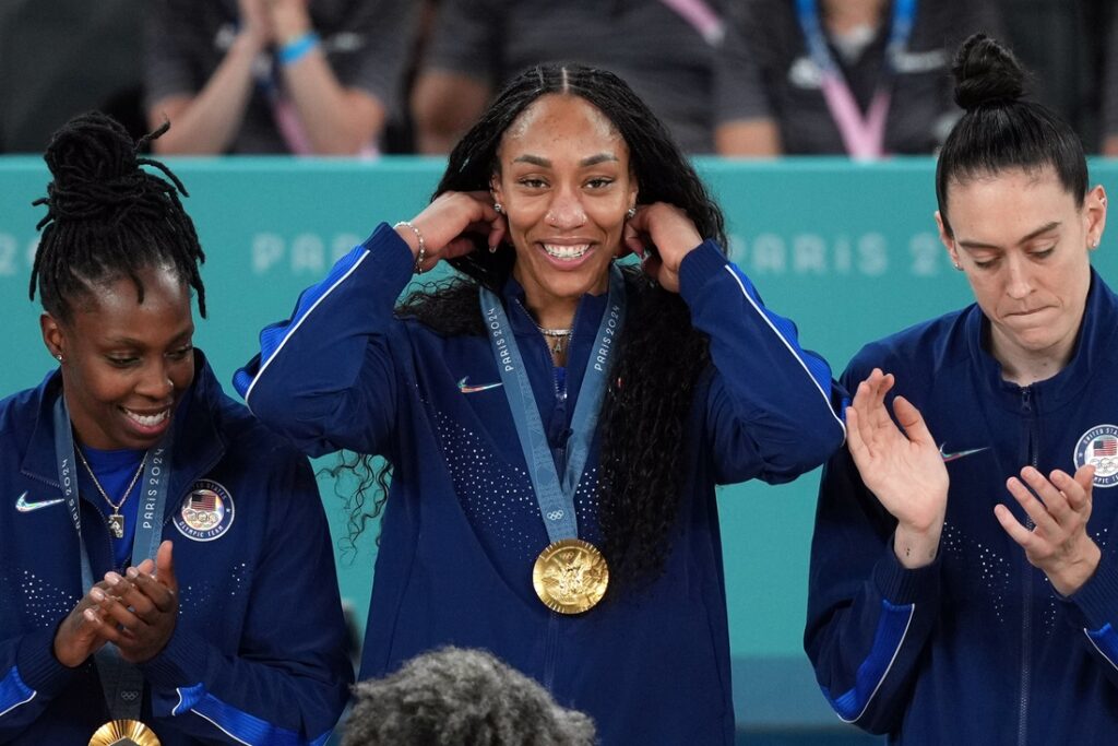 Aces star A'ja Wilson wins WNBA community award - Field Level Media - Professional sports ...