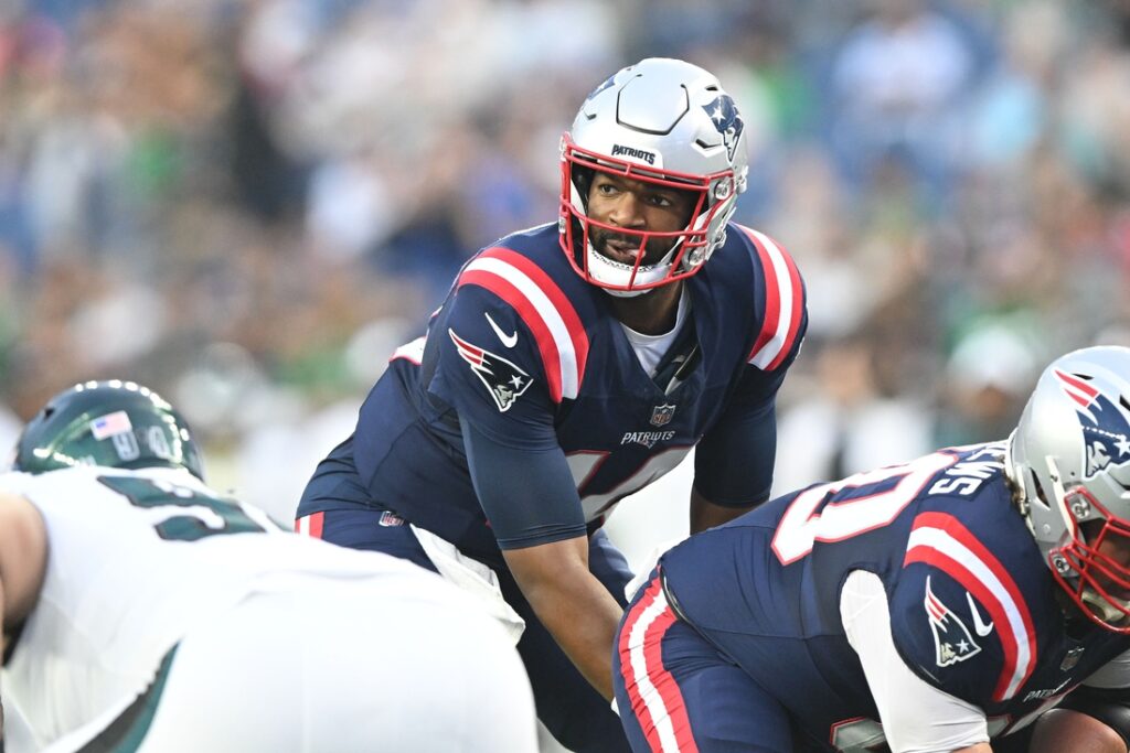 Patriots pick QB Jacoby Brissett to start over Drake Maye - Field Level ...