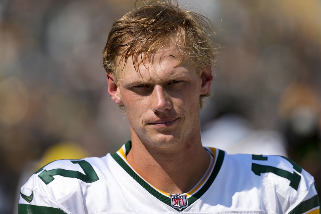 Report: Packers cut K Anders Carlson - Field Level Media - Professional ...