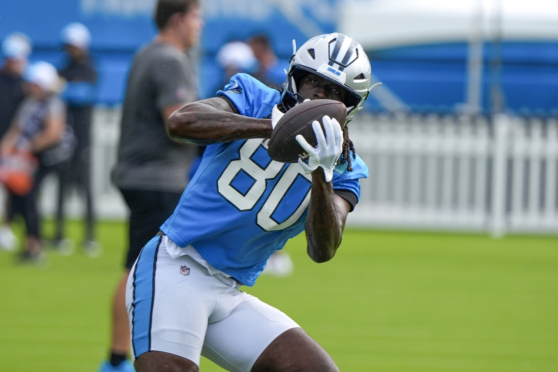 Panthers place TE Ian Thomas (calf) on IR - Field Level Media ...