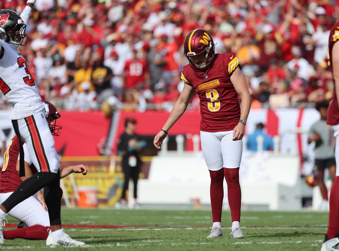 Commanders cut PK Cade York after 2 missed FGs - Field Level Media - Professional sports content ...