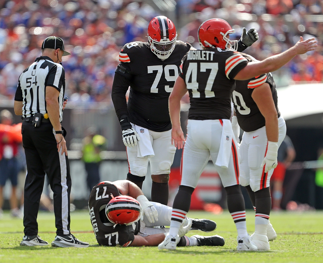 Browns' Wyatt Teller facing IR; Myles Garrett day-to-day - Field Level ...