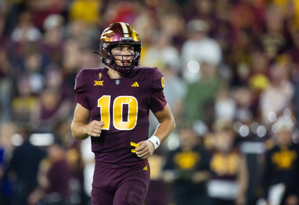 Arizona State QB Sam Leavitt (rib) to return vs. Oklahoma State - Field ...