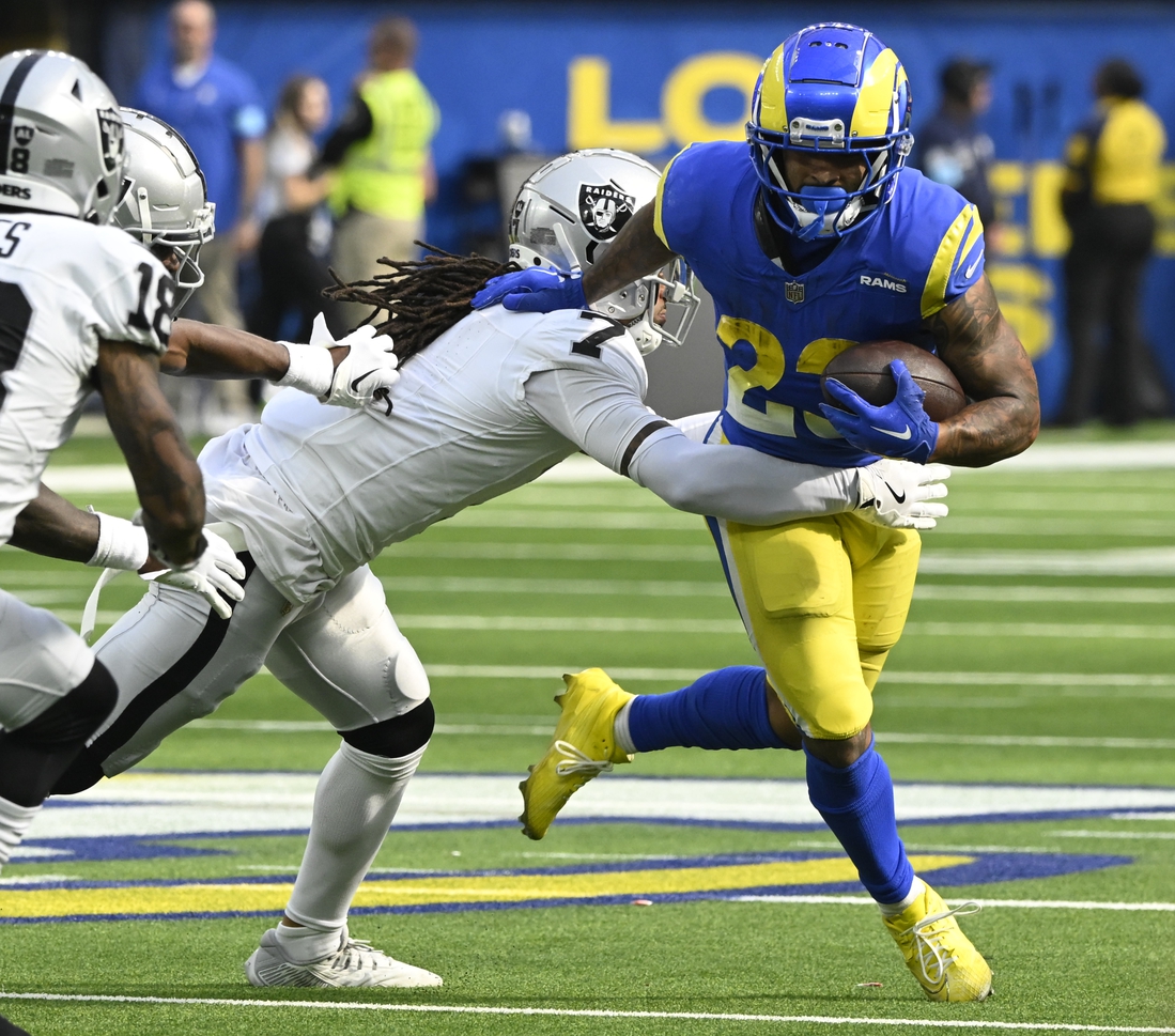 Kyren Williams, Rams take down skidding Raiders - Field Level Media ...