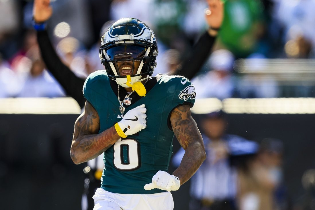 Eagles WR DeVonta Smith (hamstring) ruled out vs. Rams - Field Level ...