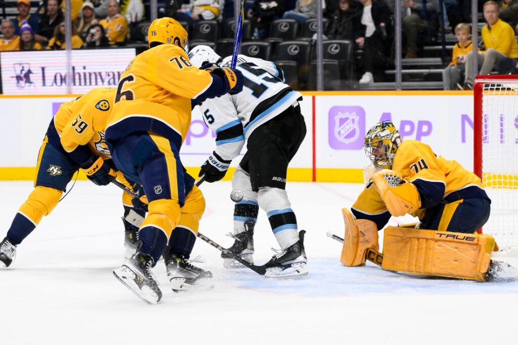 Juuse Saros, Predators shut out Utah to snap skid - Field Level Media ...