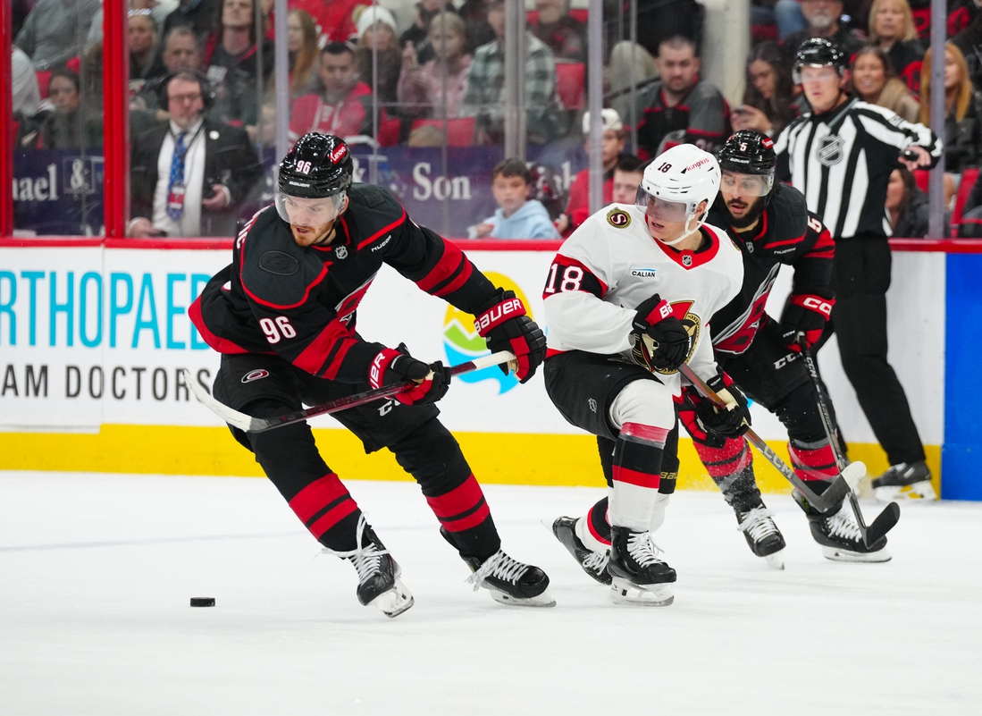 Spencer Martin notches 1st career shutout as Canes silence Senators ...