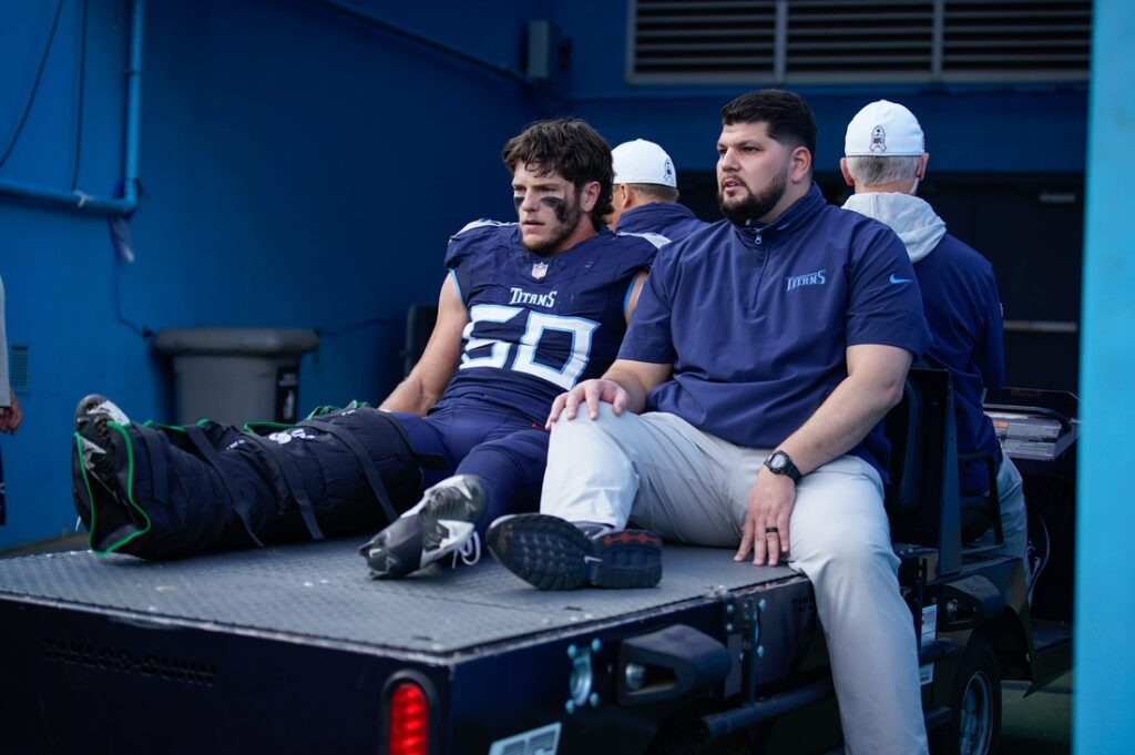 Titans LB Jack Gibbens out for season after ankle surgery - Field Level ...
