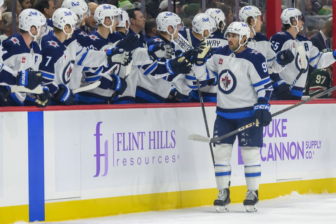 Alex Iafallo tallies twice as Jets trounce Wild - Field Level Media ...