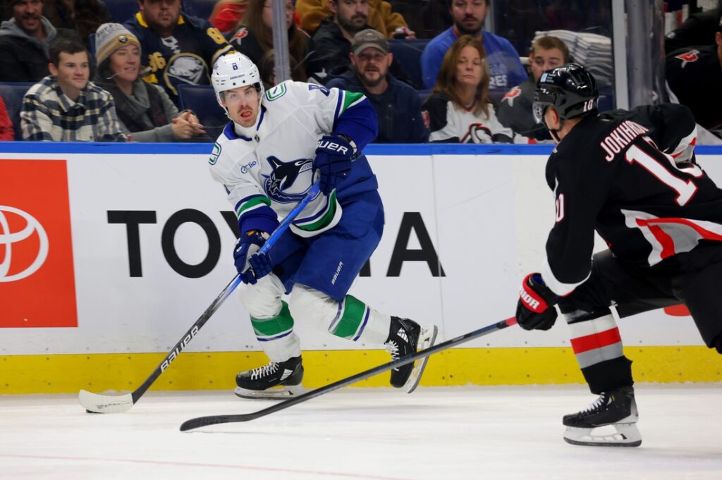 Conor Garland leads Canucks past Sabres in OT - Field Level Media ...