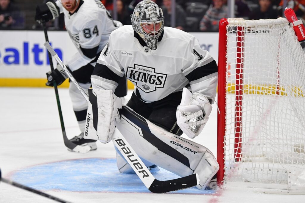 Erik Portillo wins NHL debut as Kings edge Ducks - Field Level Media ...