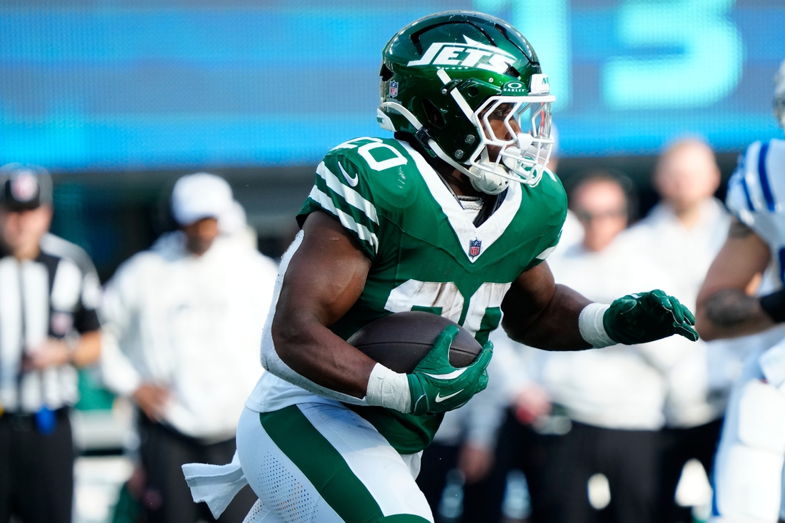 Jets RB Breece Hall, CB Sauce Gardner doubtful vs. Dolphins - Field Level Media - Professional ...