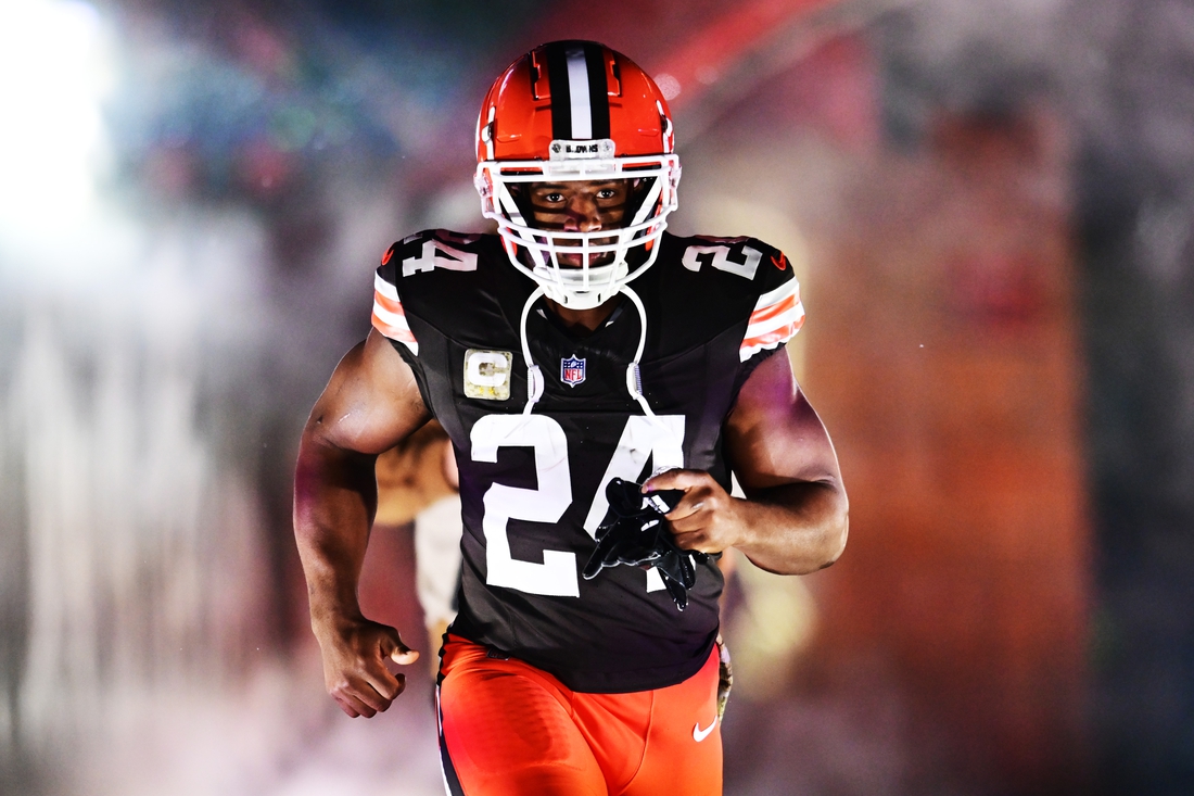 Browns place RB Nick Chubb (broken foot) on IR - Field Level Media ...