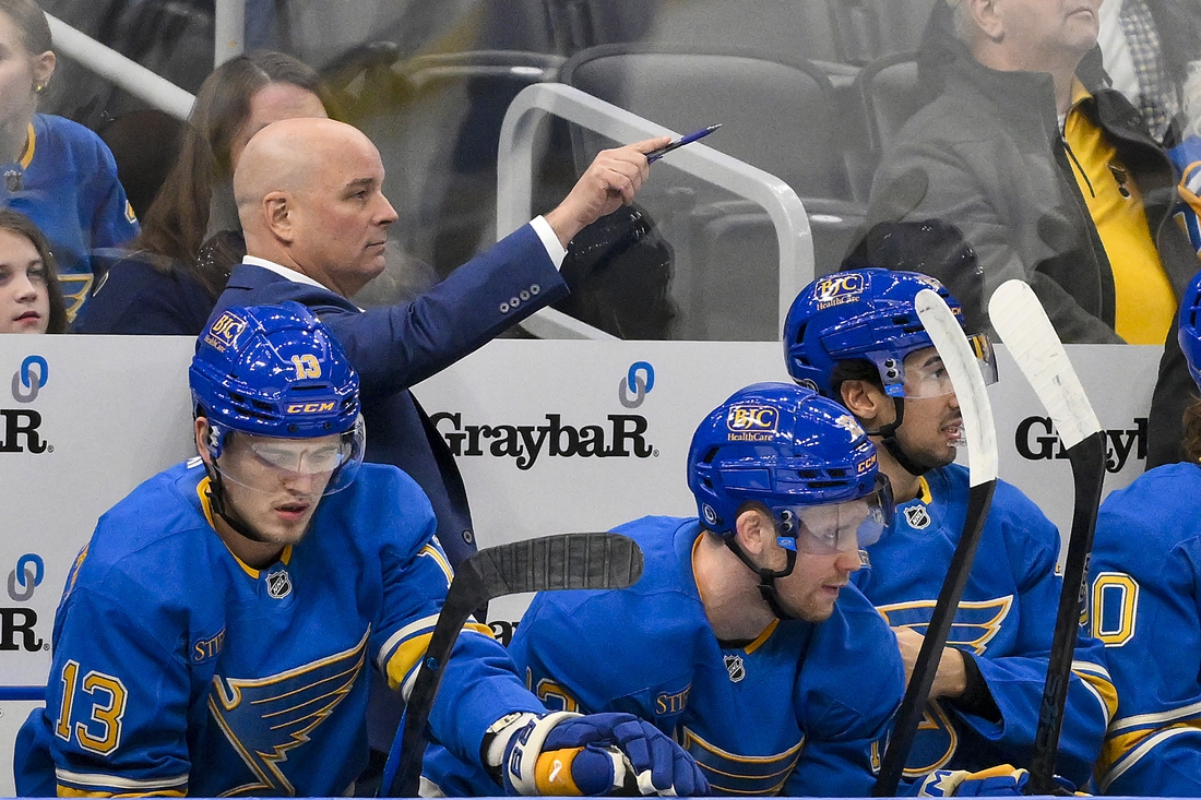 Blues playing better under Jim Montgomery, take on Lightning - Field ...