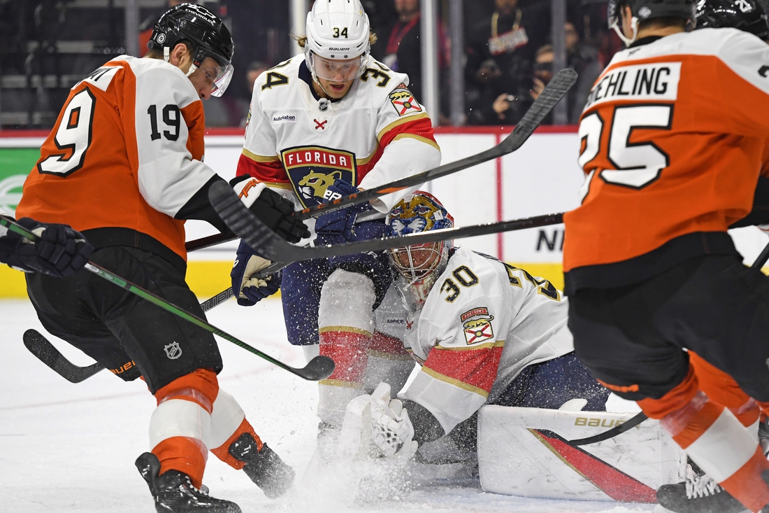 Matthew Tkachuk has 5-point game as Panthers outscore Flyers - Field ...