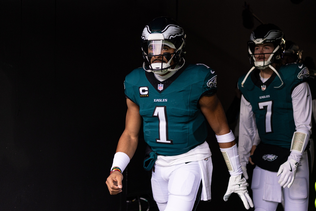 Eagles rule out QB Jalen Hurts (concussion protocol) vs. Cowboys - Field Level Media ...