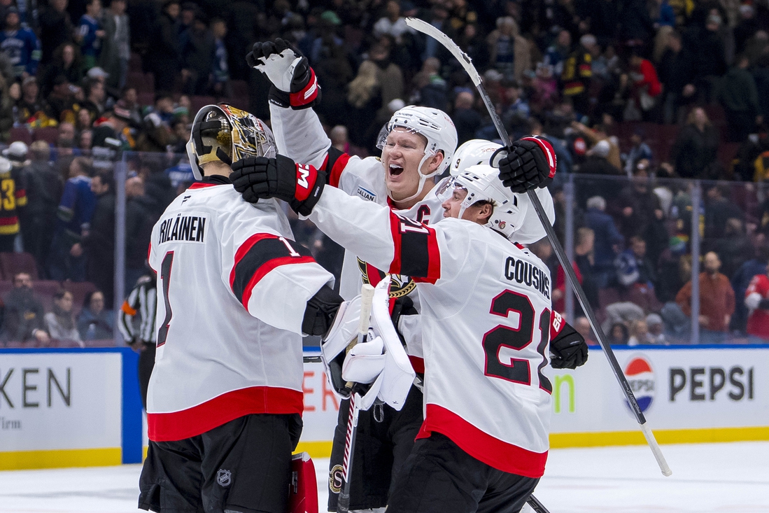 Streaking Senators look to slide by Oilers - Field Level Media ...