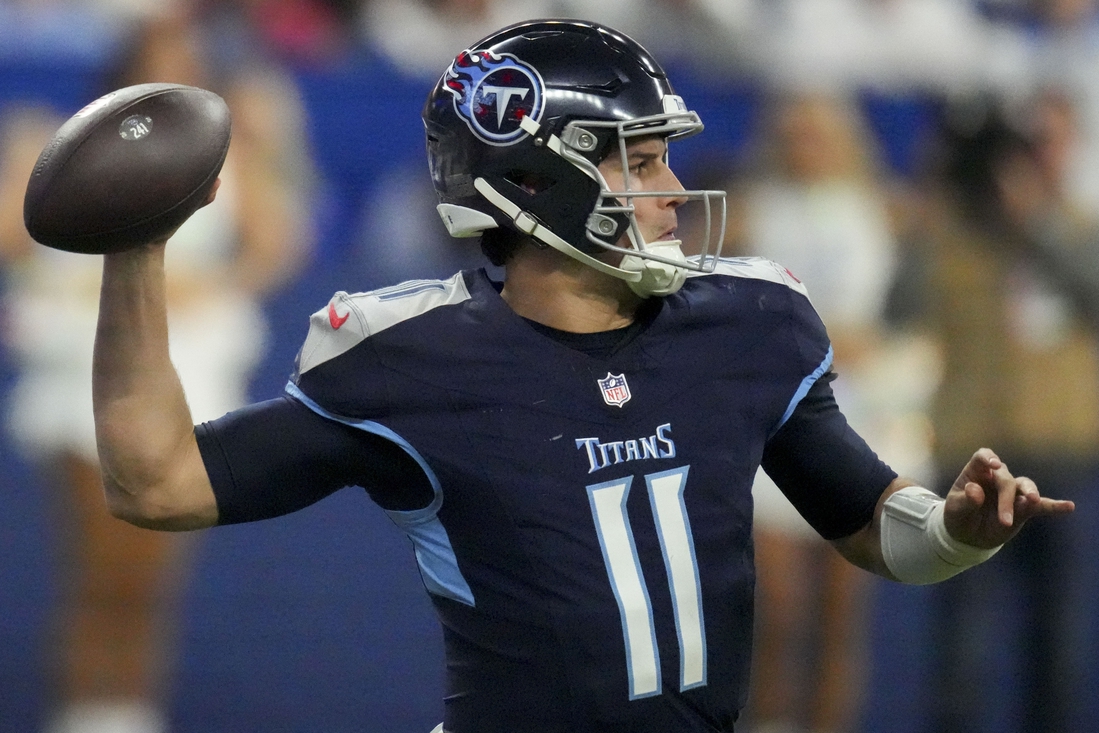 Titans return to QB Mason Rudolph after 3-INT performance - Field Level ...