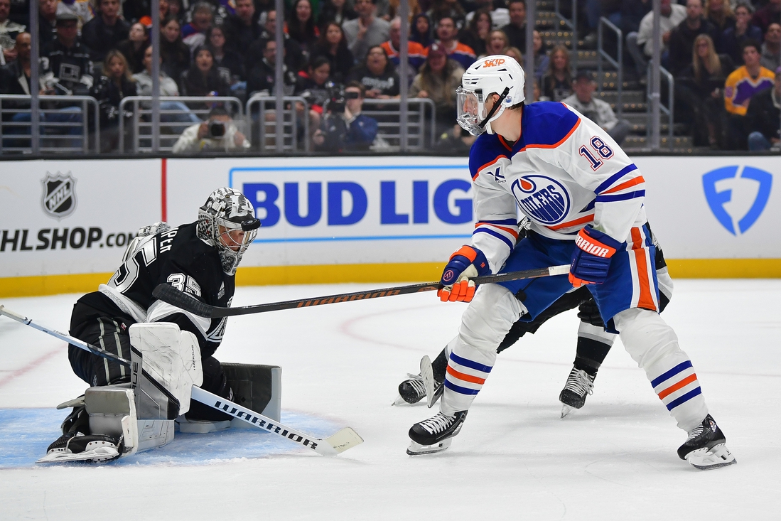 Quinton Byfield, Kings rally to beat Oilers in OT - Field Level Media - Professional sports ...