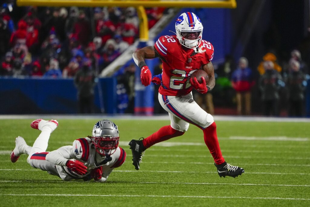 Bills rookie RB Ray Davis questionable vs. Ravens - Field Level Media ...