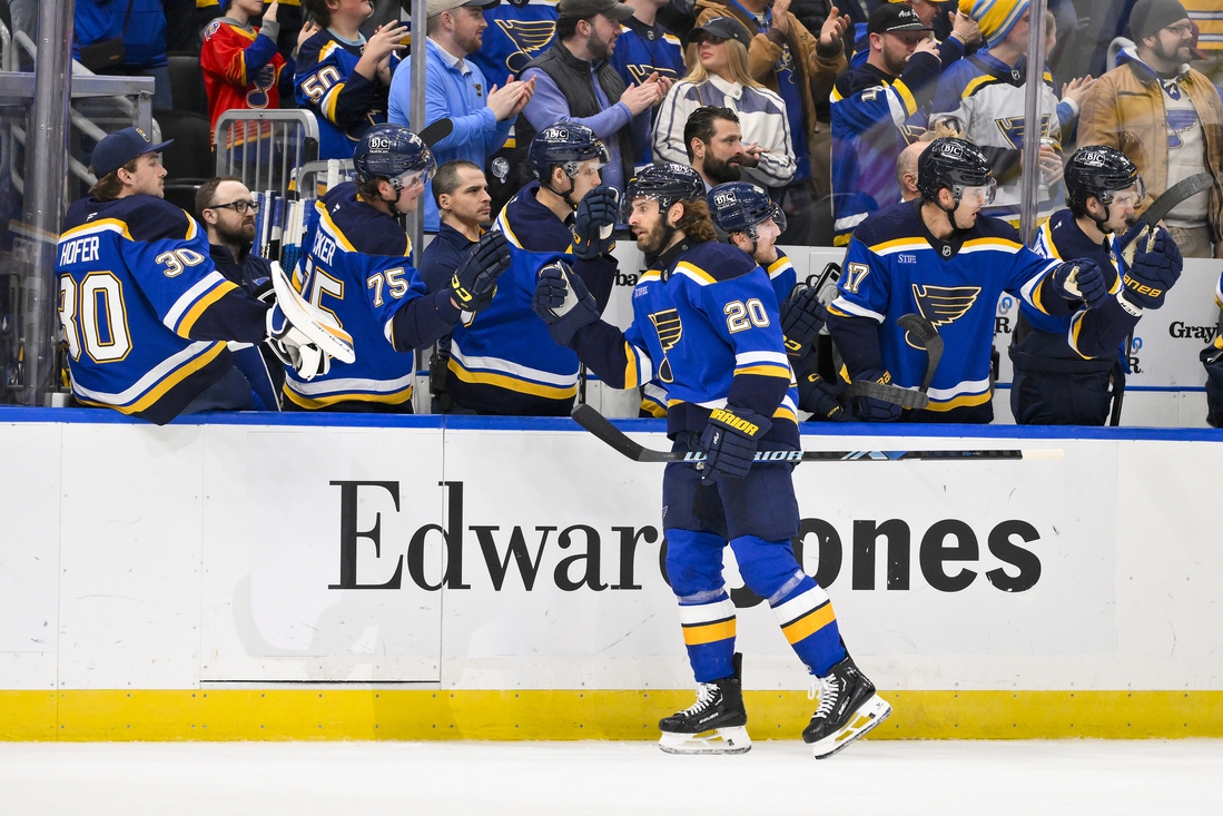 Brandon Saad (hat trick), Jordan Binnington (shutout) lead Blues ...