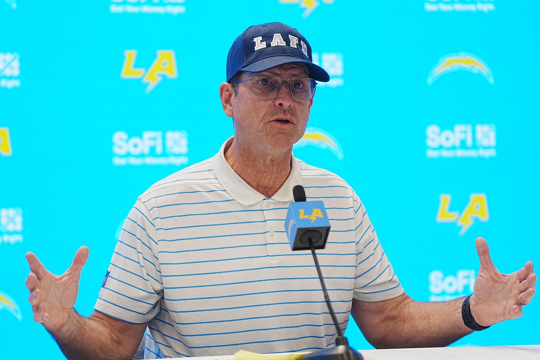 Chargers coach Jim Harbaugh to undergo two procedures - Field Level ...