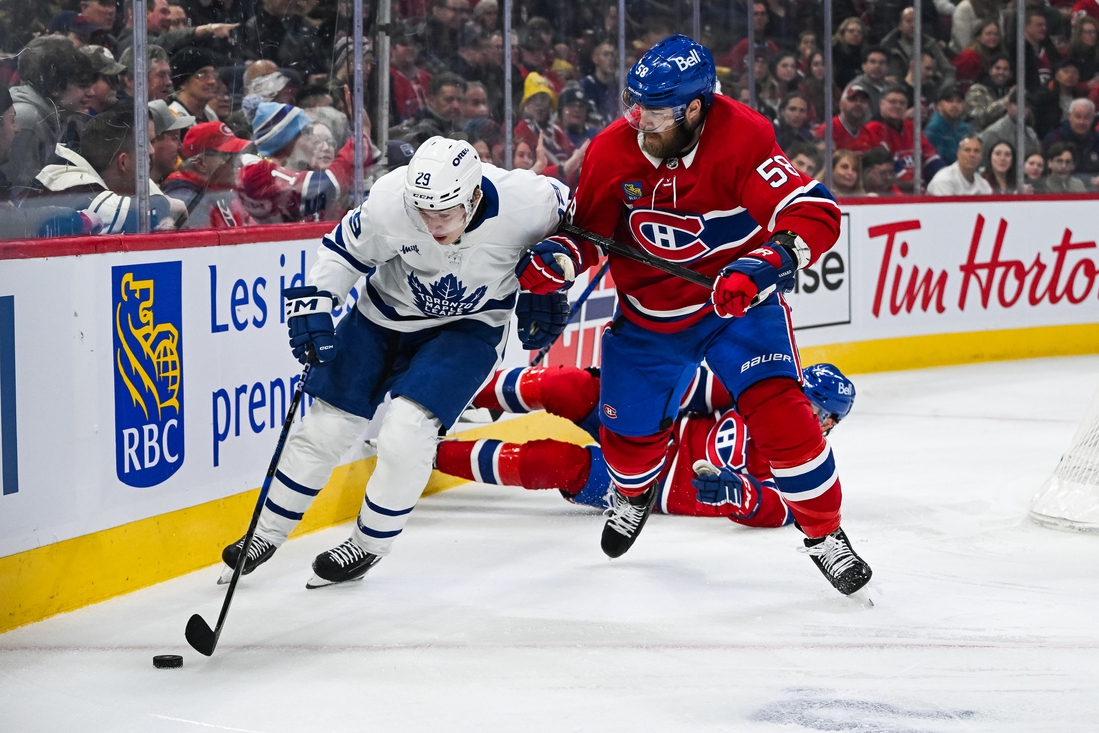 Leafs spot Habs 3-goal lead, roar back for 7-3 win - Field Level Media ...