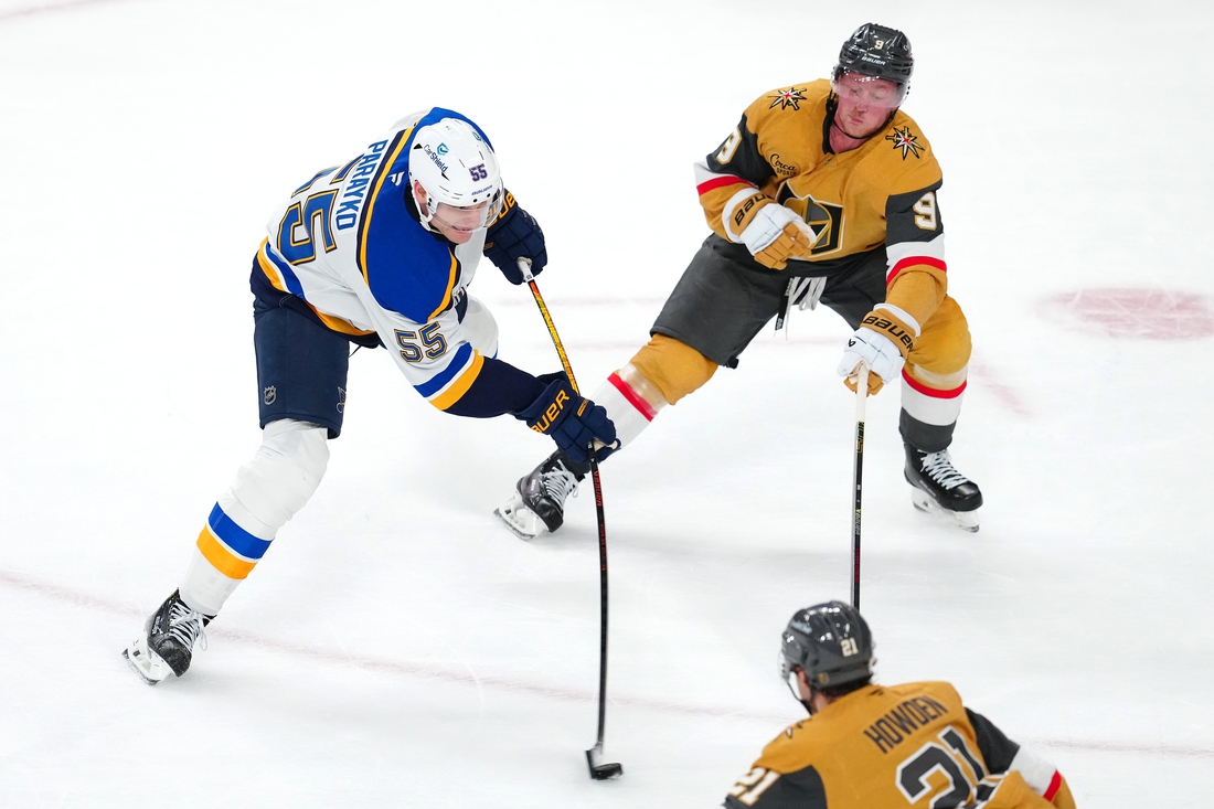 Golden Knights try for different result in rematch with Blues - Field Level Media - Professional ...