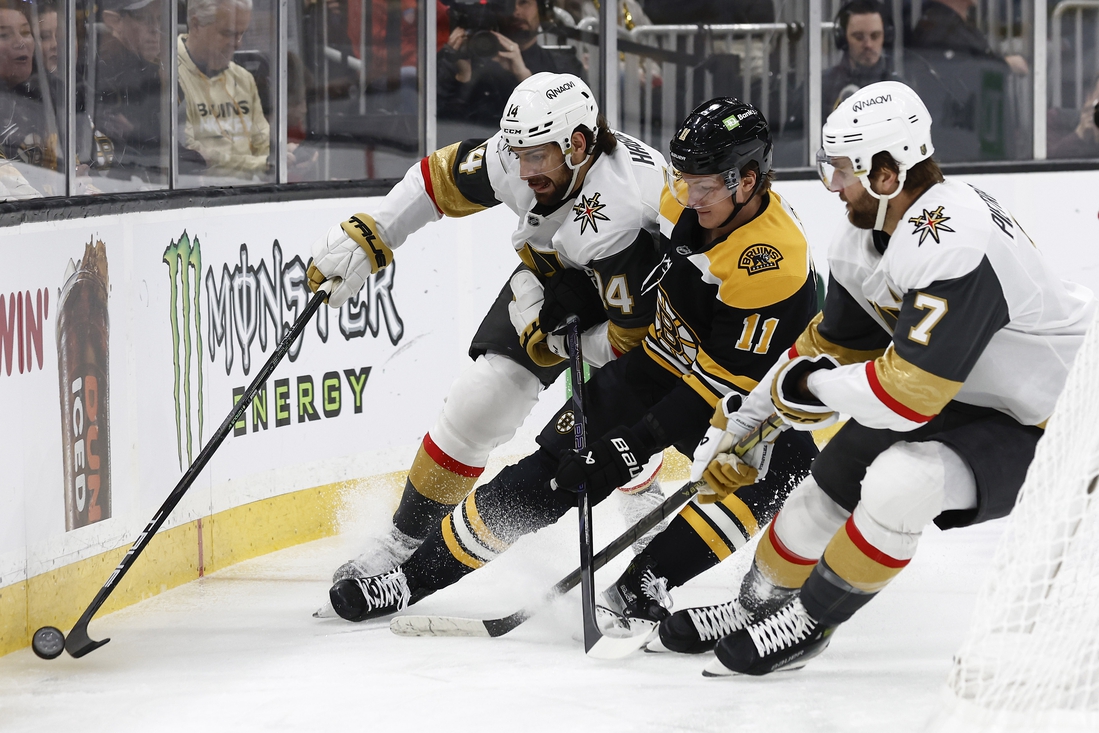 Golden Knights rally past Bruins on late goal from Tomas Hertl - Field ...