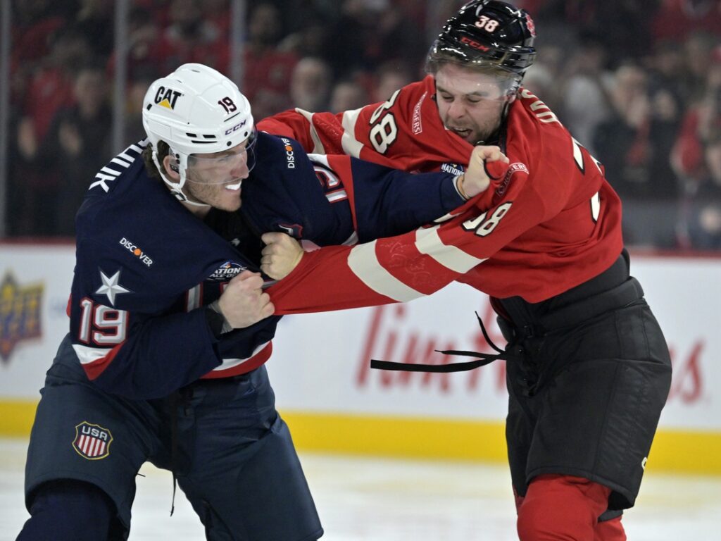U.S., Canada square off again in 4 Nations Face-Off title bout - Field ...