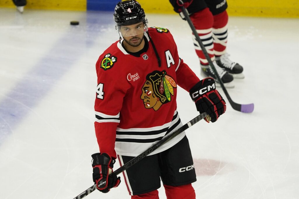 Panthers get Blackhawks D Seth Jones, give up G Spencer Knight - Field ...