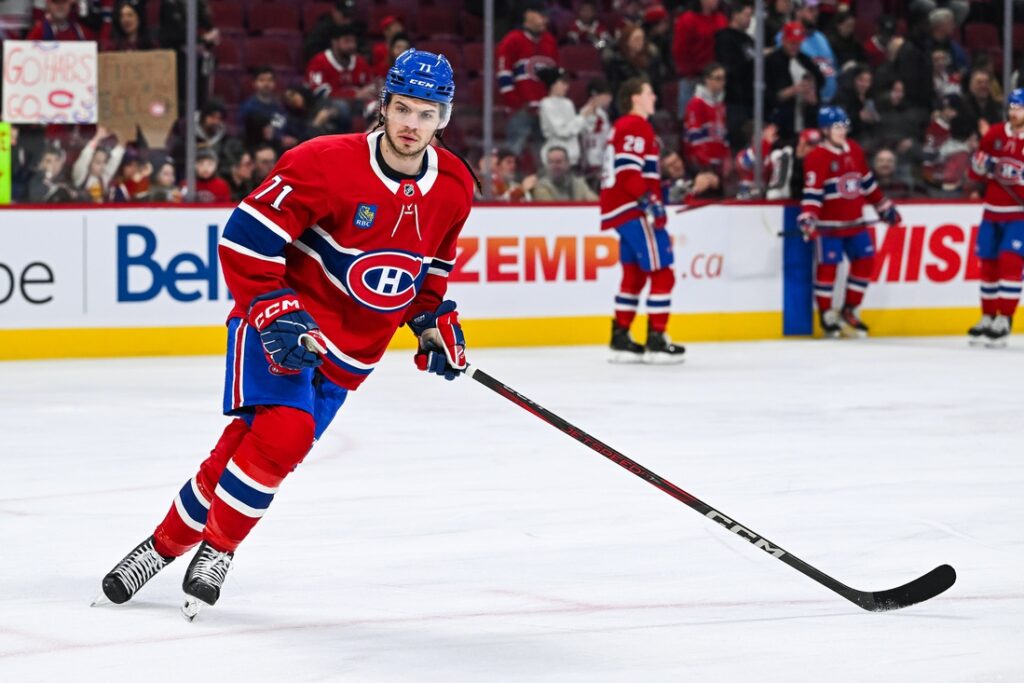 Canadiens F Jake Evans inks 4-year extension - Field Level Media ...
