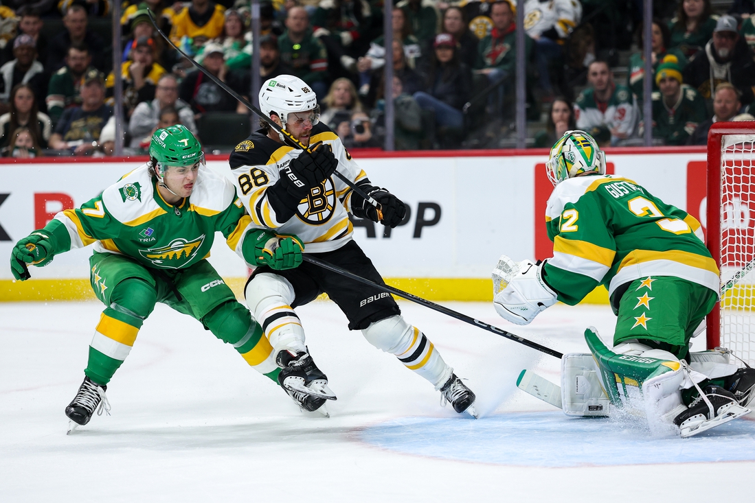 Filip Gustavsson, Wild eke out 1-0 win over Bruins - Field Level Media ...