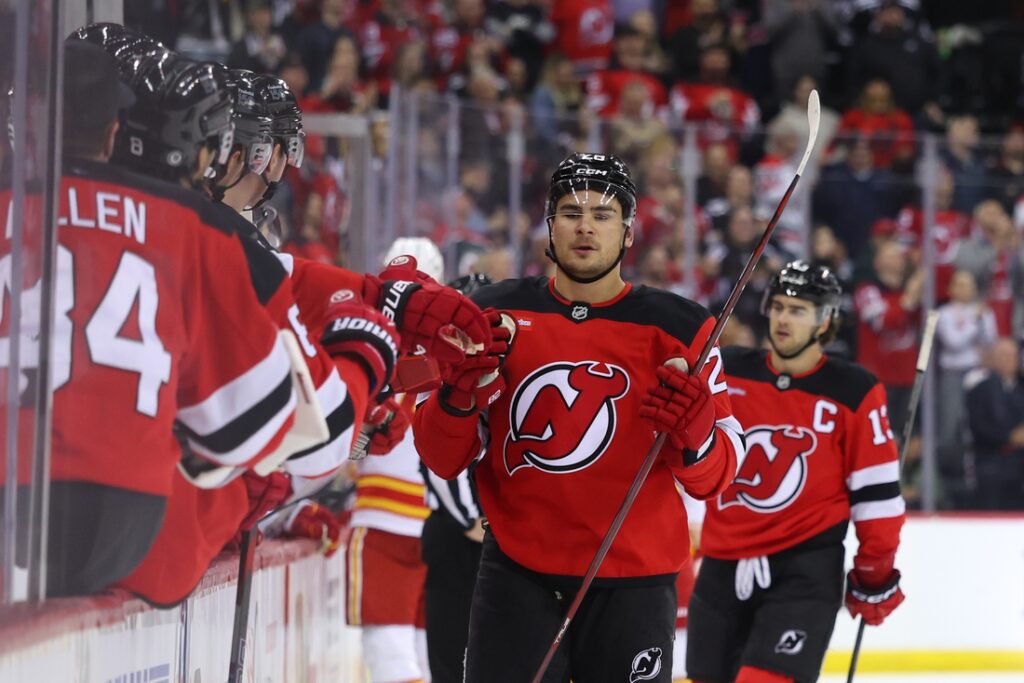 Flames score fourth in third period, overtake Devils - Field Level ...