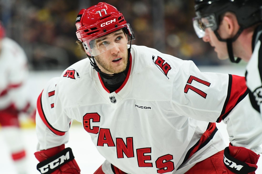 Hurricanes' Mark Jankowski injured in Game 1 vs. Capitals - Field Level ...