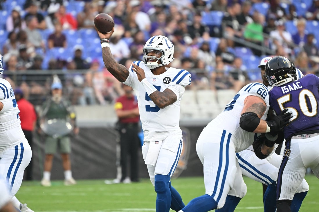Colts QB Anthony Richardson hurts throwing hand in preseason opener ...