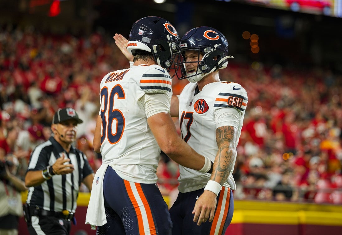NFL roundup: Tyson Bagent plays hero as Bears top Chiefs - Field Level ...
