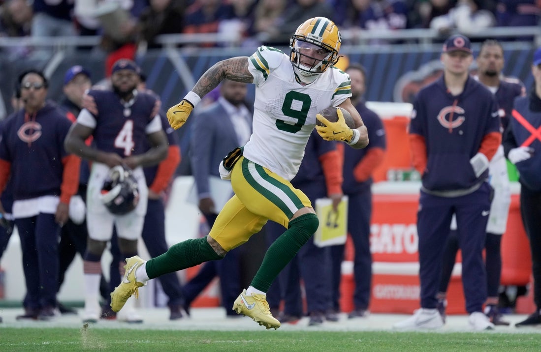 Report: Packers extend WR Christian Watson - Field Level Media ...
