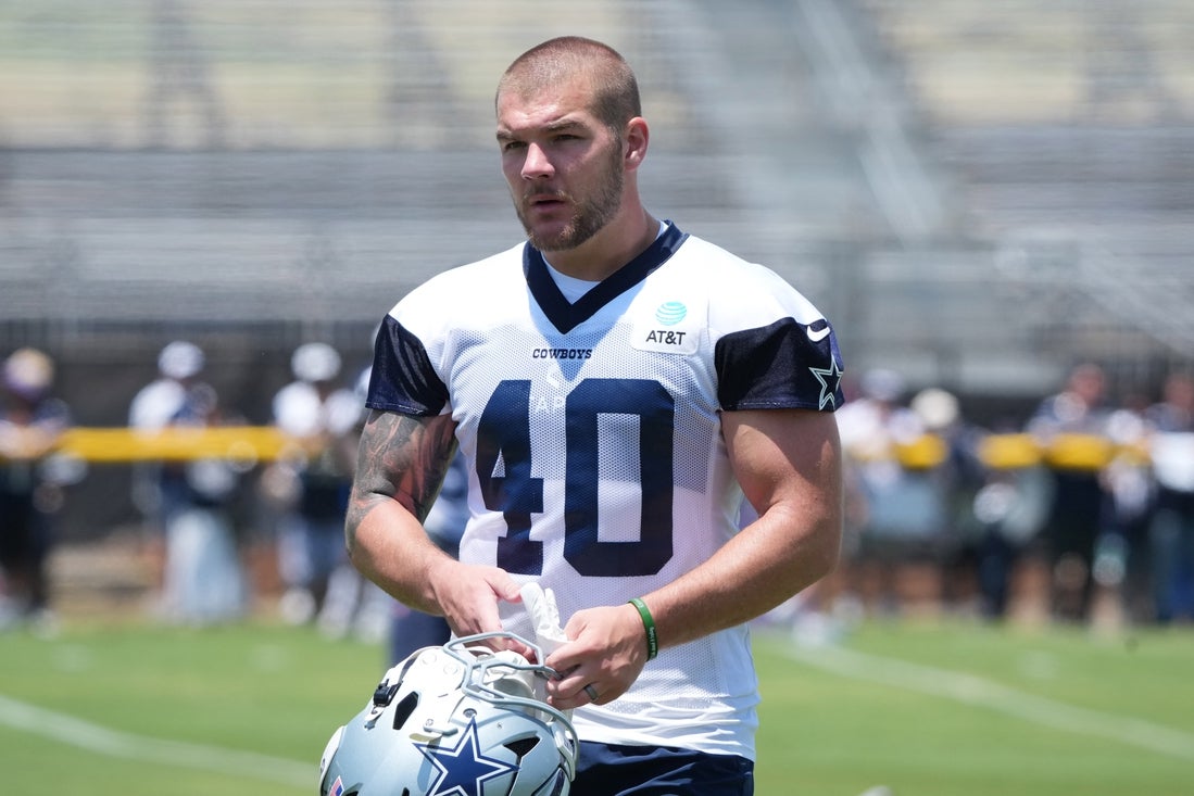 Cowboys FB Hunter Luepke agrees to 2-year contract extension - Field ...
