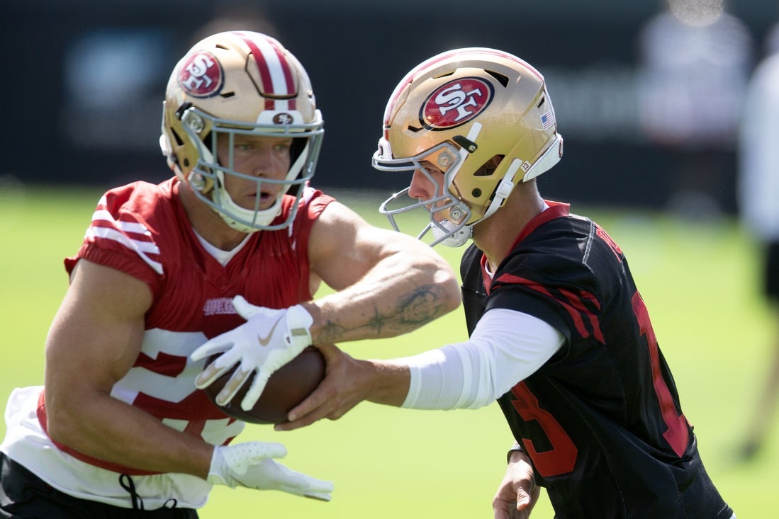 49ers RB Christian McCaffrey listed on injury report with calf issues ...
