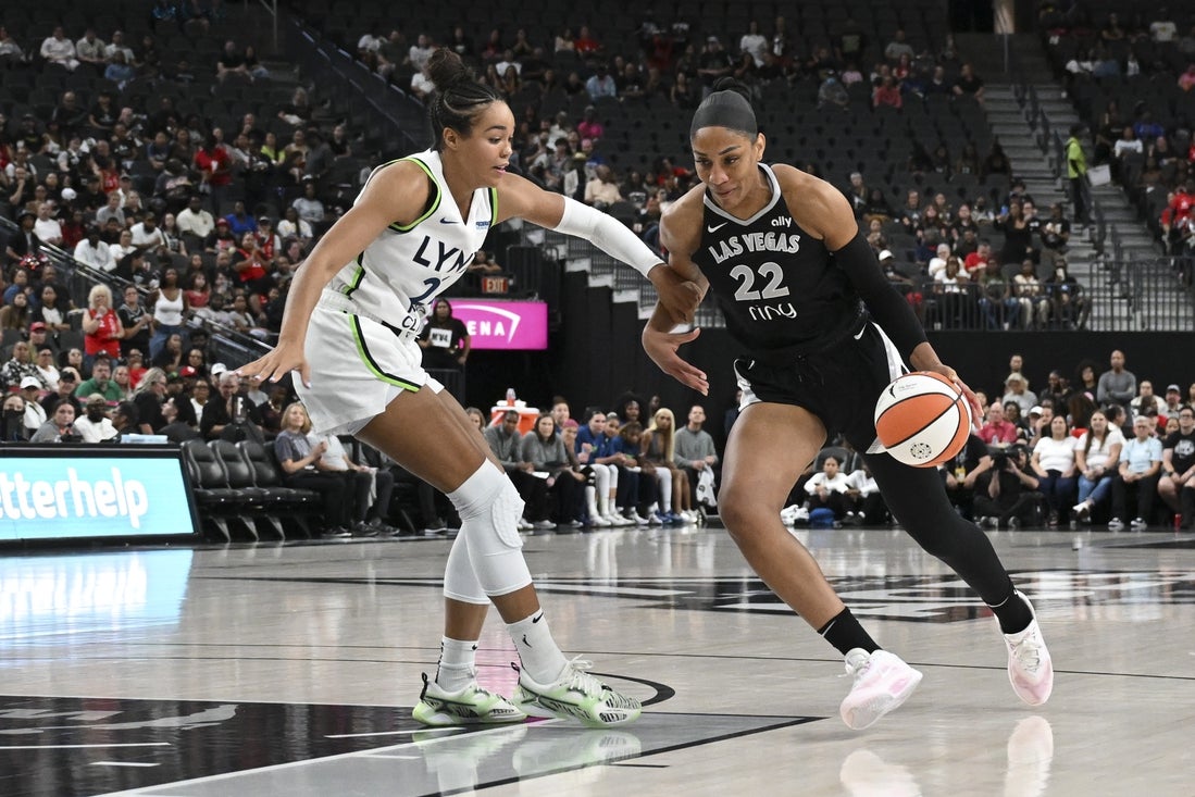A'ja Wilson wins WNBA MVP for record fourth time - Field Level Media - Professional sports ...