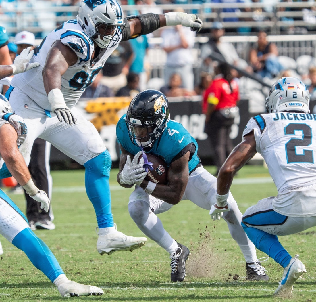 Reports: Eagles acquire RB Tank Bigsby from Jaguars - Field Level Media ...